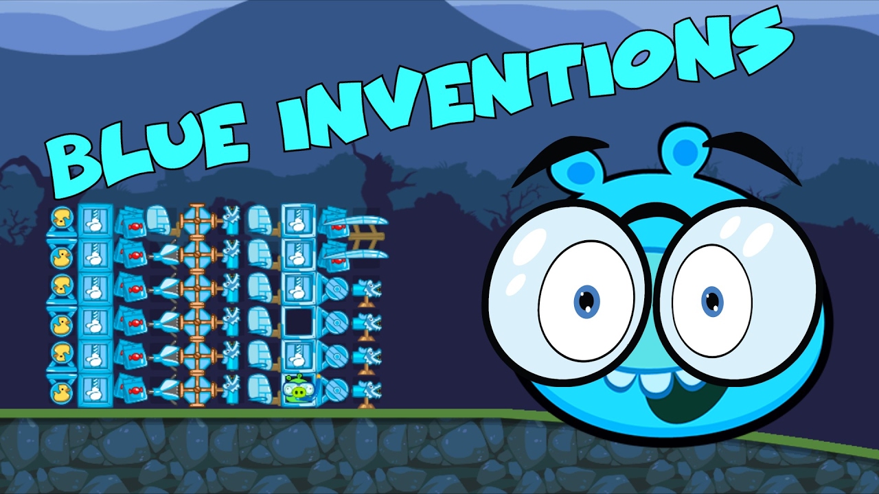 Bad Piggies: BLUE INVENTIONS | Funny Inventions #8 #LittlePiggies - YouTube