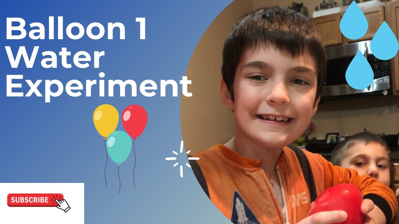 Balloon water test - YouTube