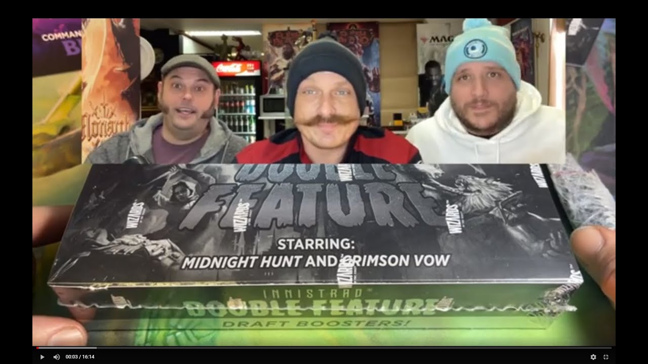 Innistrad Double Feature box opening. What's inside? With our friends ...