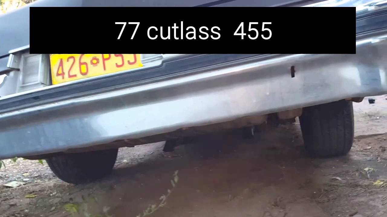 77 cutlass 455 rocket - YouTube