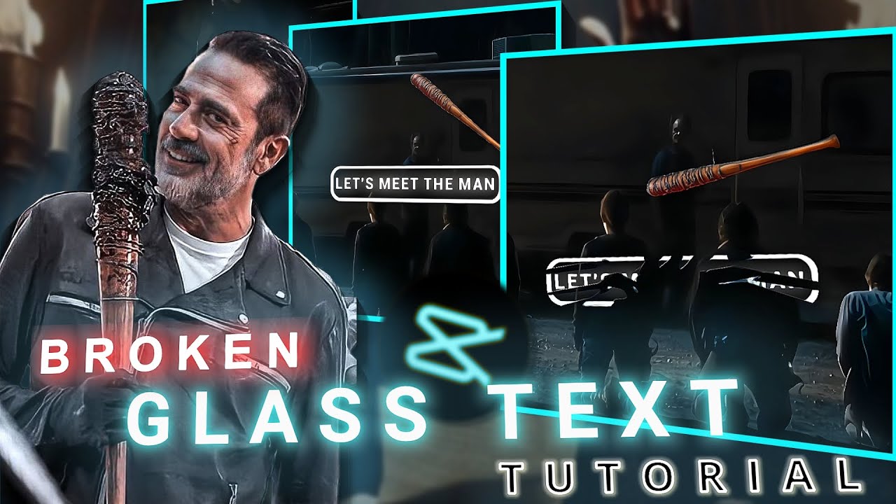 How to Make Broken Glass Text on CapCut | Full Tutorial - YouTube