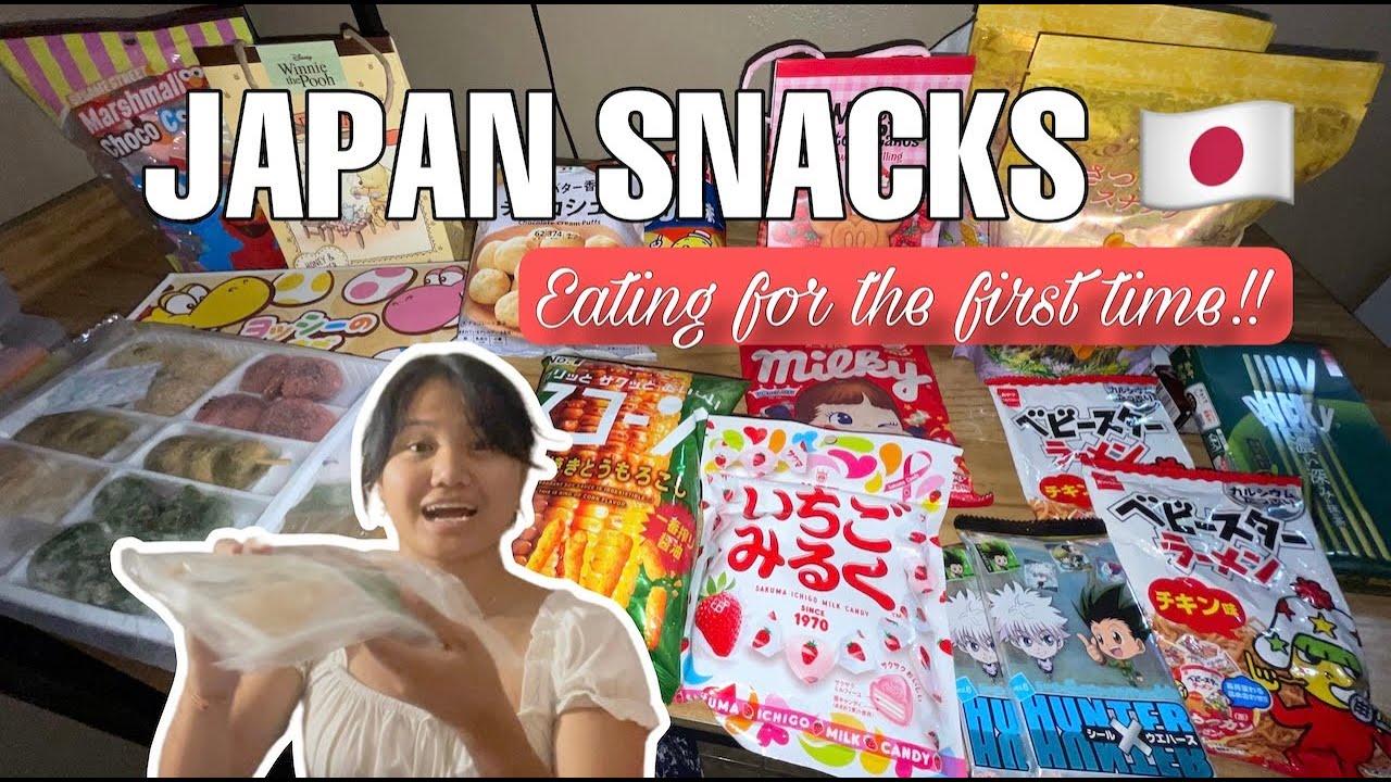 JAPAN FOOD HAUL TRYOUT!! - YouTube