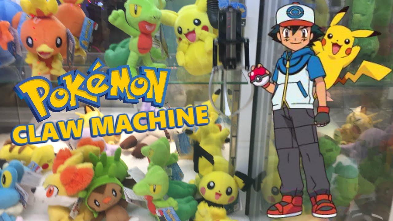 Pokémon Arcade Crane Machine Rigged Elaut E-Claw Challenge - YouTube
