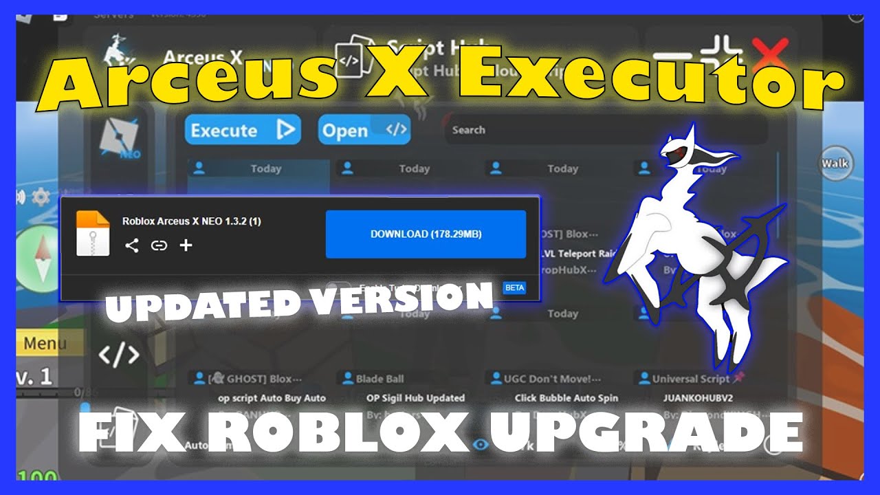 NEW Arceus X Executor Latest Verison V1.3.2 | Arceus X New Update ...