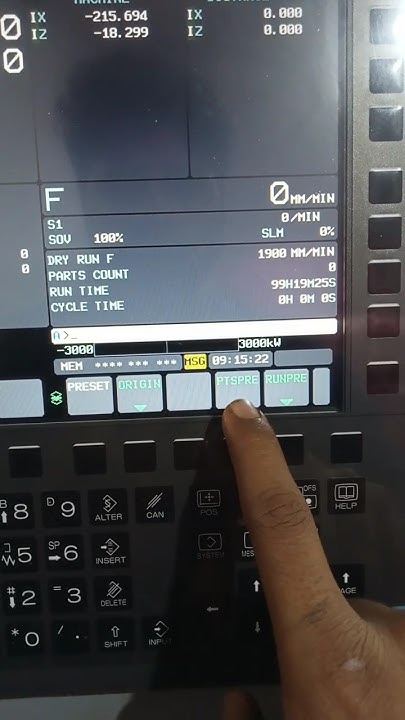 FANUC Mai Parts count 0 kese kre (cnc machine double spindle) # ...