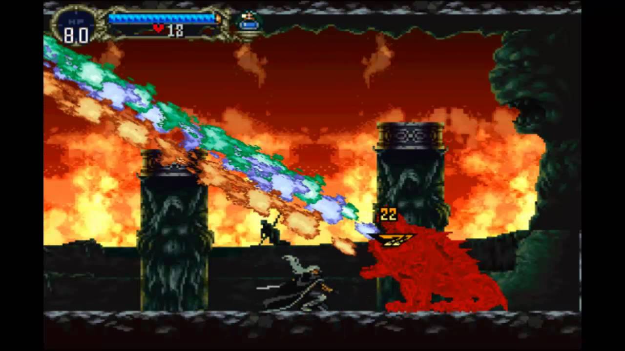 Castlevania Symphony of the Night Boss Tactics - Cerberus - YouTube