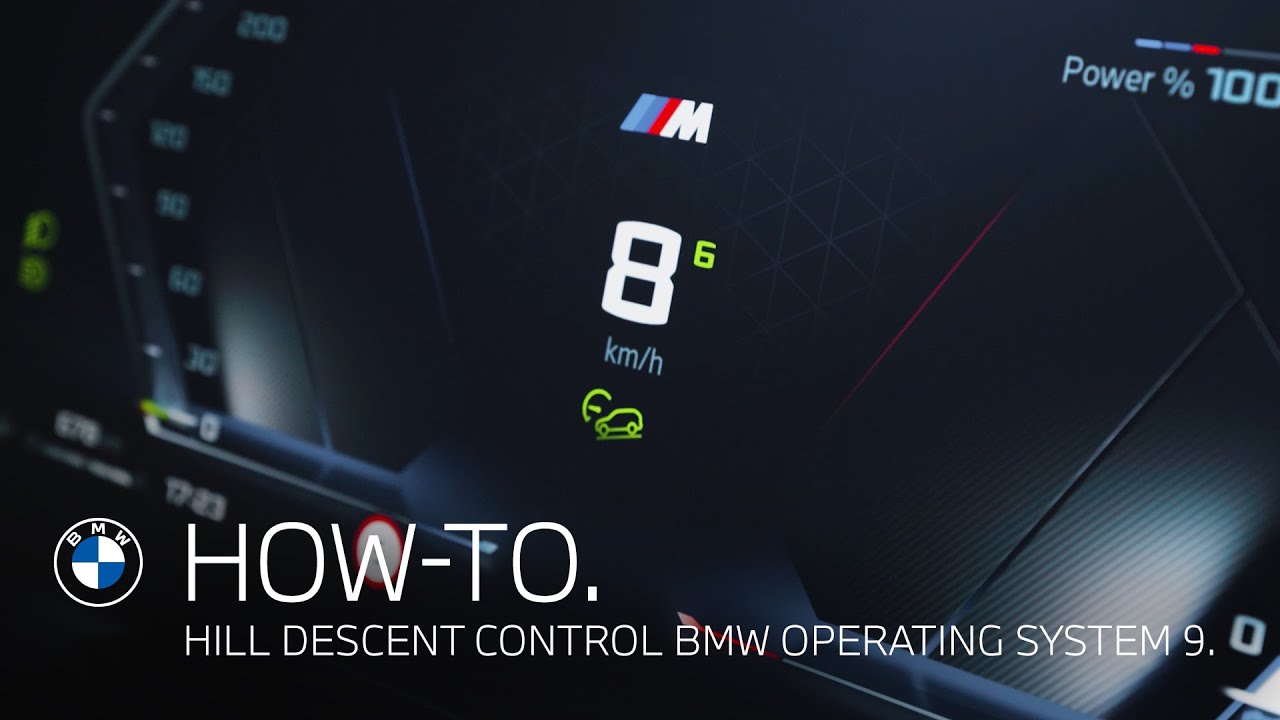 How-To: Hill Descent Control in BMW Operating System 9. - YouTube