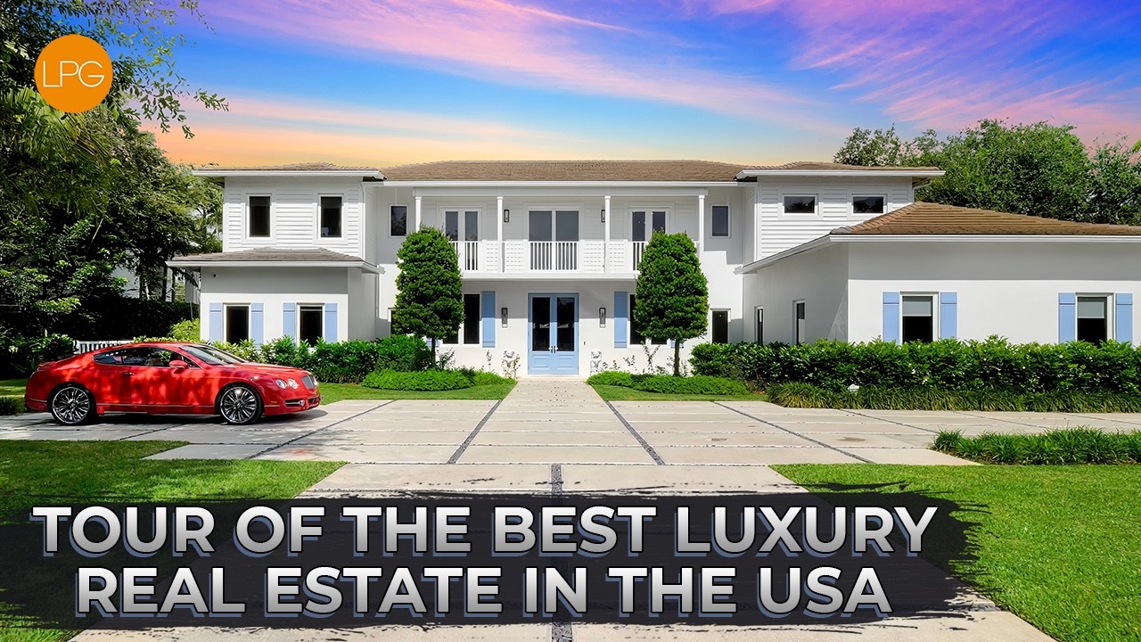 1 Hour Luxury Homes Tour: 10 Stunning Real Estate In The USA - YouTube