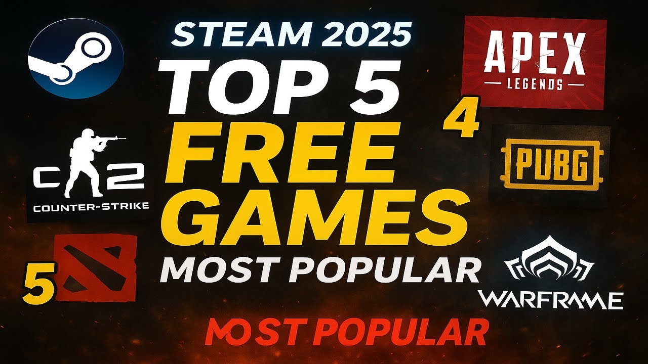 Top 5 FREE Games on Steam 2025 – Must Play Right Now! 🎮🔥 - YouTube