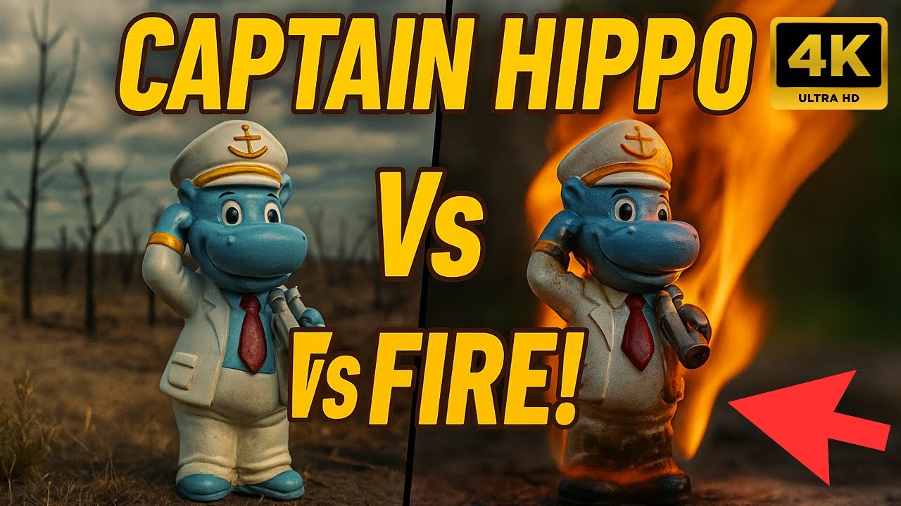 Captain Hippo Vs Fire – Will He Melt or Survive?! - YouTube