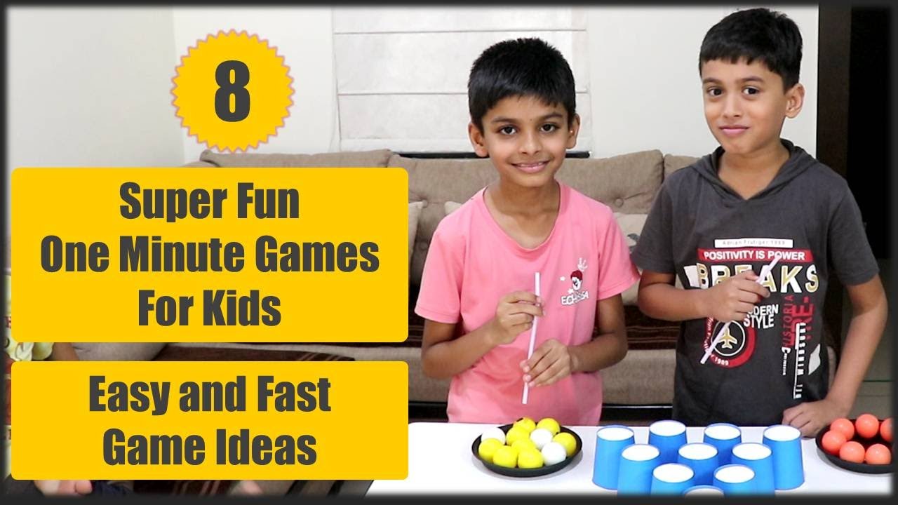🎉 8 Super Fun Childrens Day Party Games | One Minute Party Games for ...