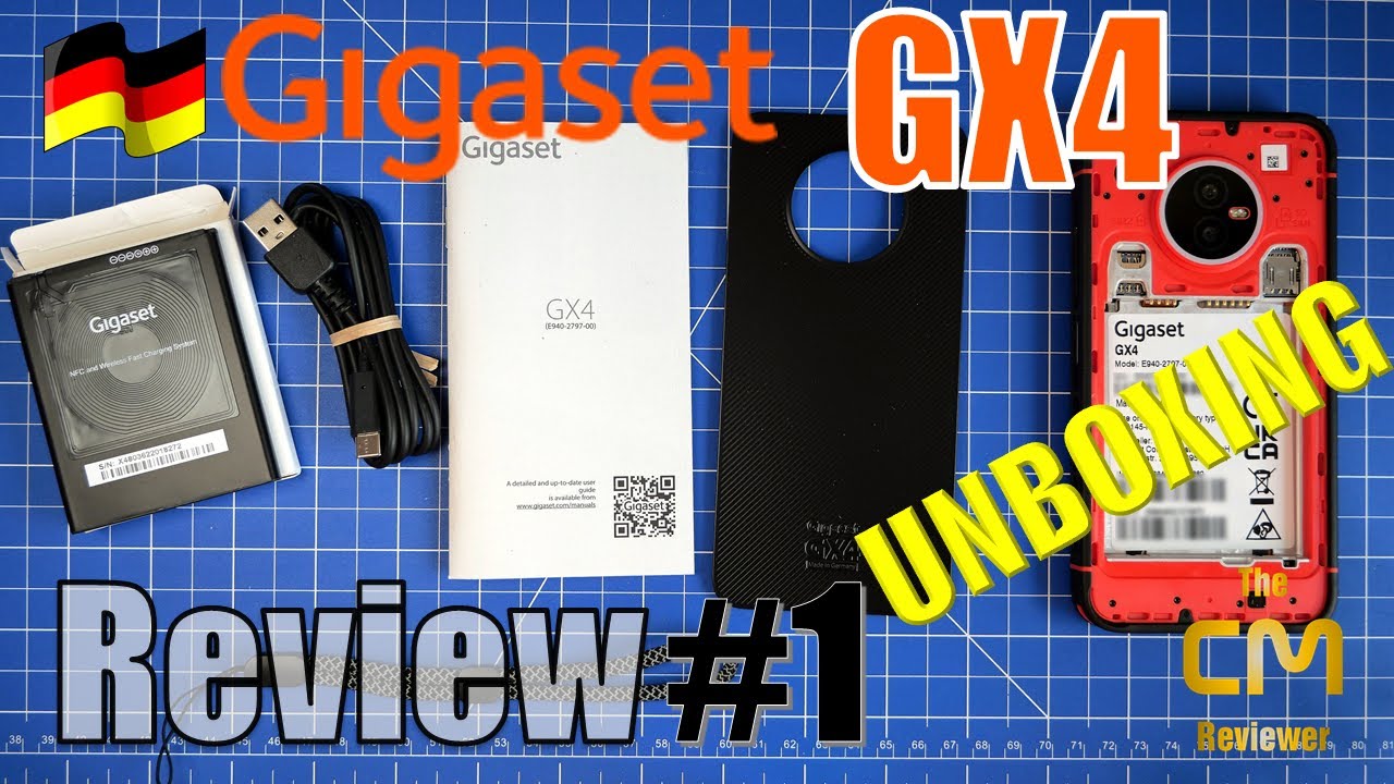 Gigaset GX4 Unboxing - Outdoor Smartphone mit Wechselakku - Made in ...