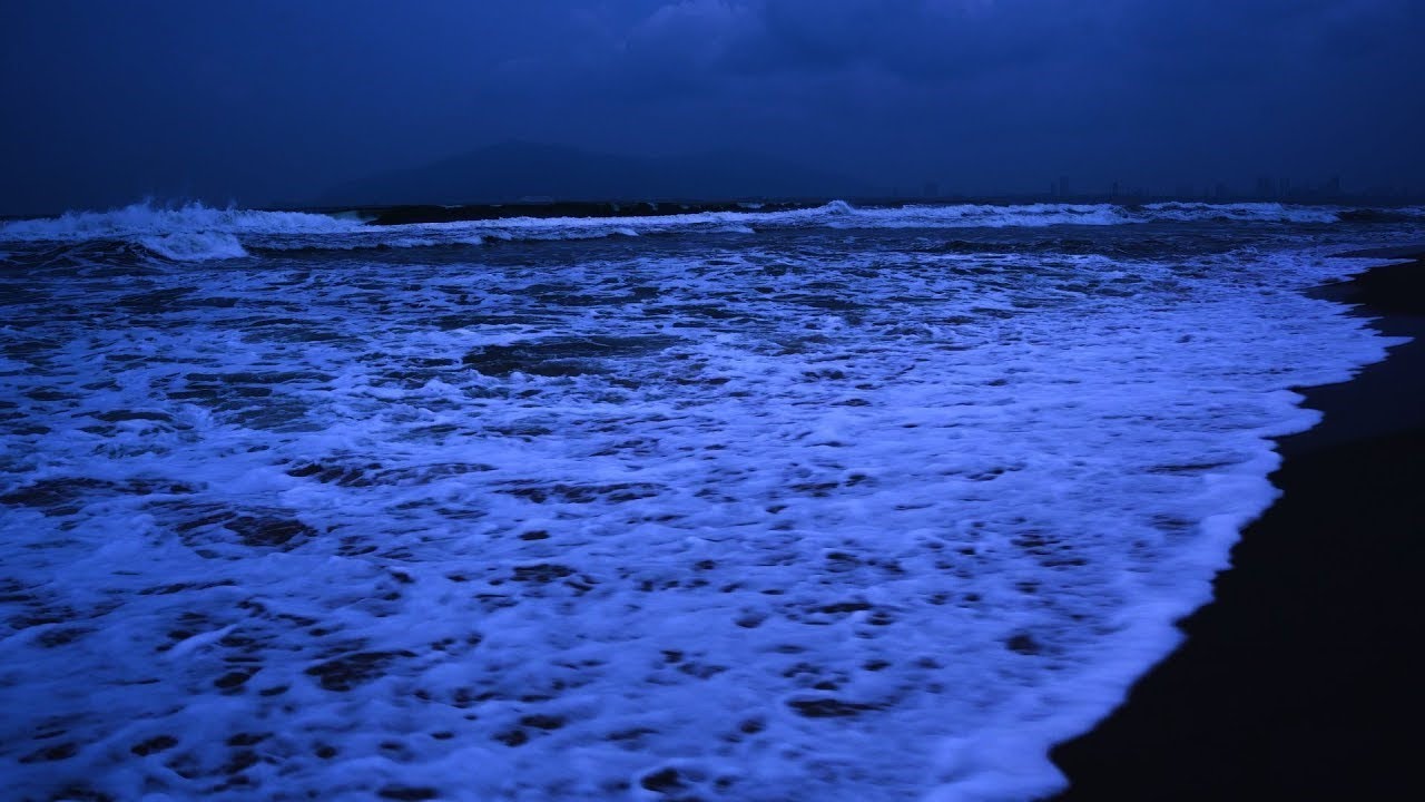 Rolling Ocean Waves for deep Sleep | powerfull Ocean Sounds Of Rolling ...
