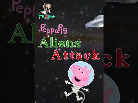 Peppa Pig ALIENS ATTACK 👽 Peppa sale en busca de George al espacio!👽 # ...