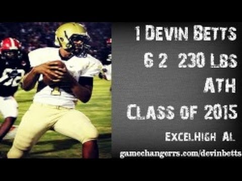 #1 Devin Betts / ATH / Excel High (AL) Class of 2015 - YouTube