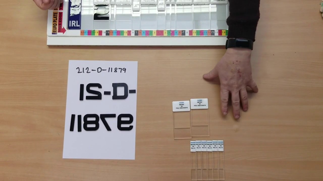 Irish Metro Number Plate Jig from Dash Dynamics - YouTube