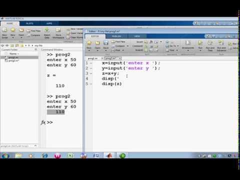 lec08_introduction to matlab (script programming) | البرمجة داخل ماتلاب ...