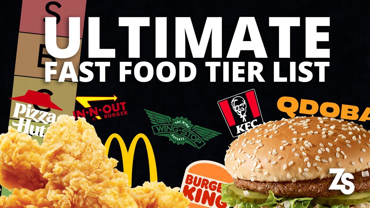 RANKING FAST FOOD CHAINS with CHAT! | Fast Food Tier List - YouTube