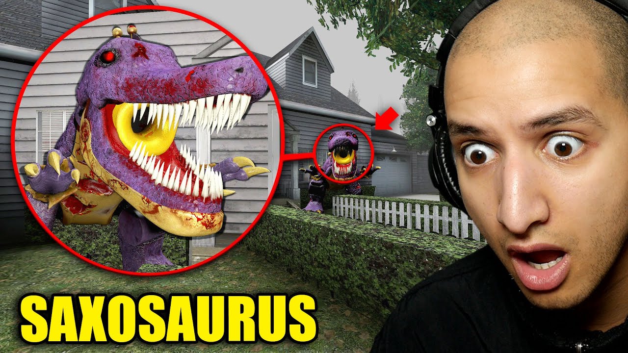If You See CURSED SAXOSAURUS Outside Your House, RUN AWAY FAST! - YouTube
