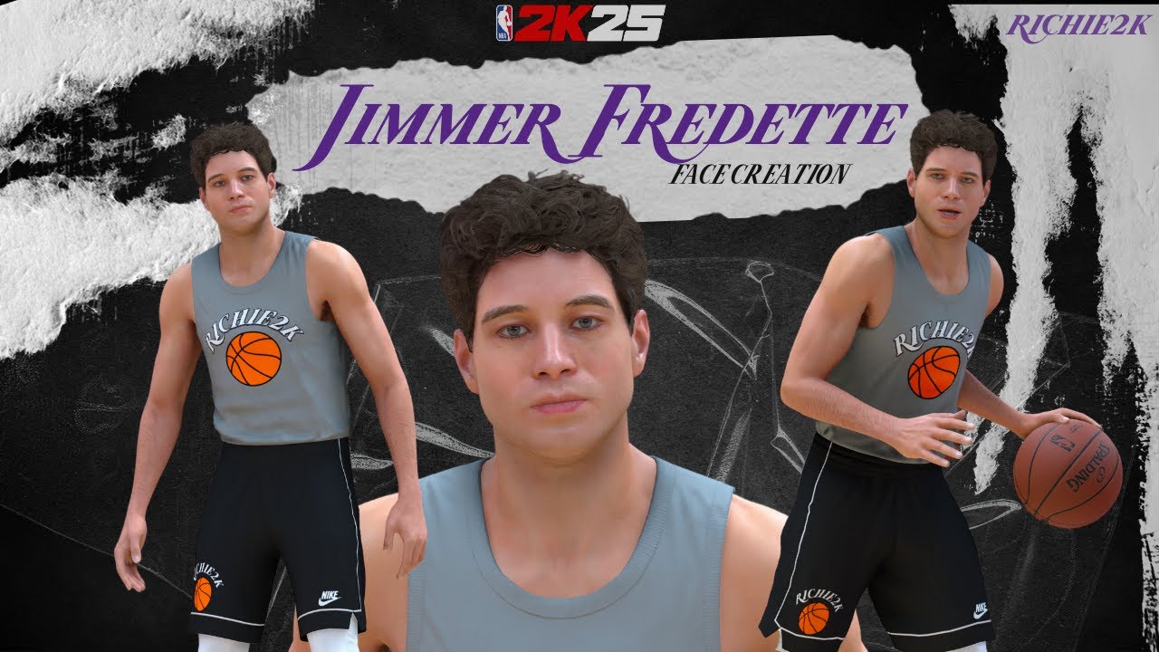 Jimmer Fredette Face Creation NBA 2K25 - YouTube