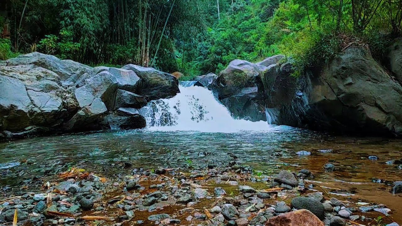 Restful Sleep with Relaxing Nature Escape, Calm Mountain Stream ...