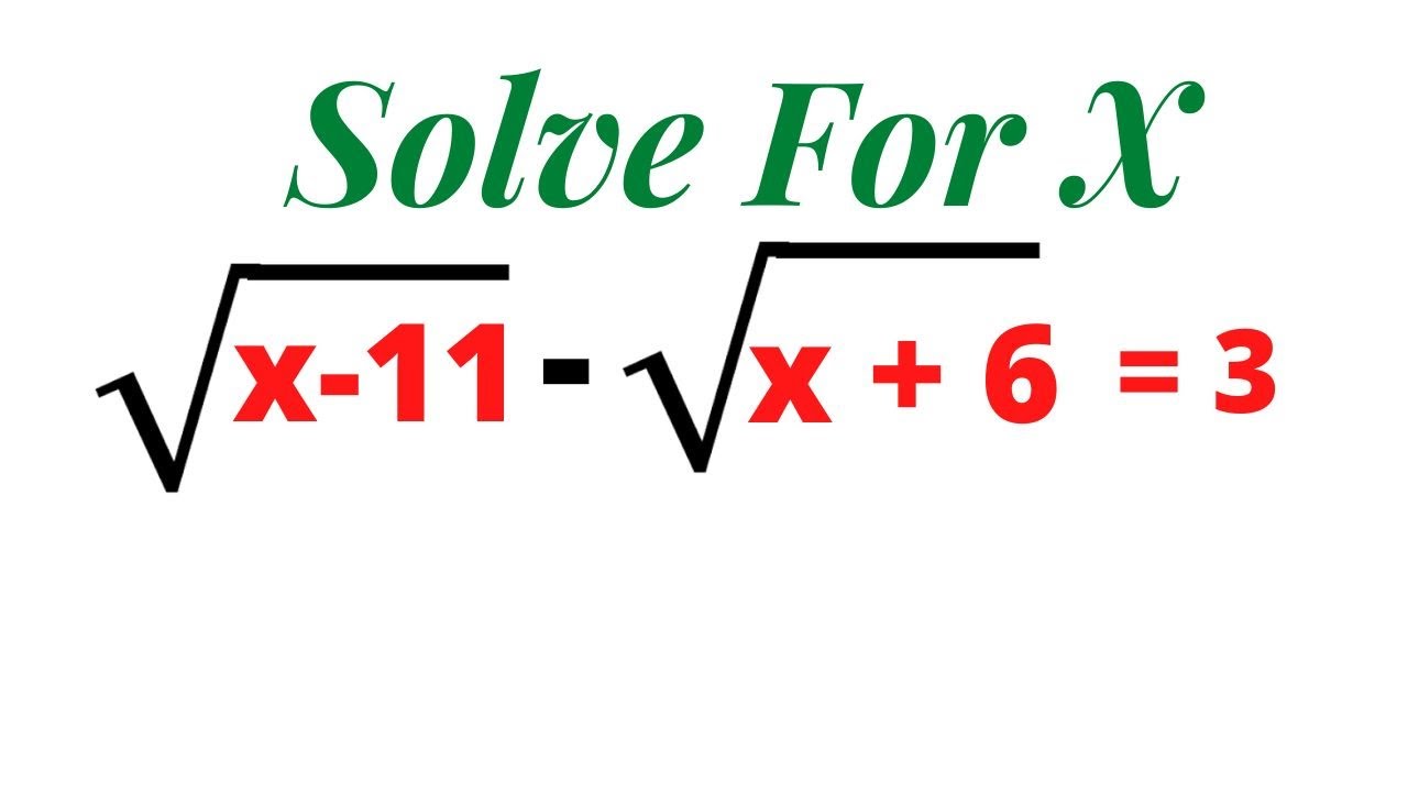 Math Olympiad Question | Solve For x | Beautiful Equations... - YouTube