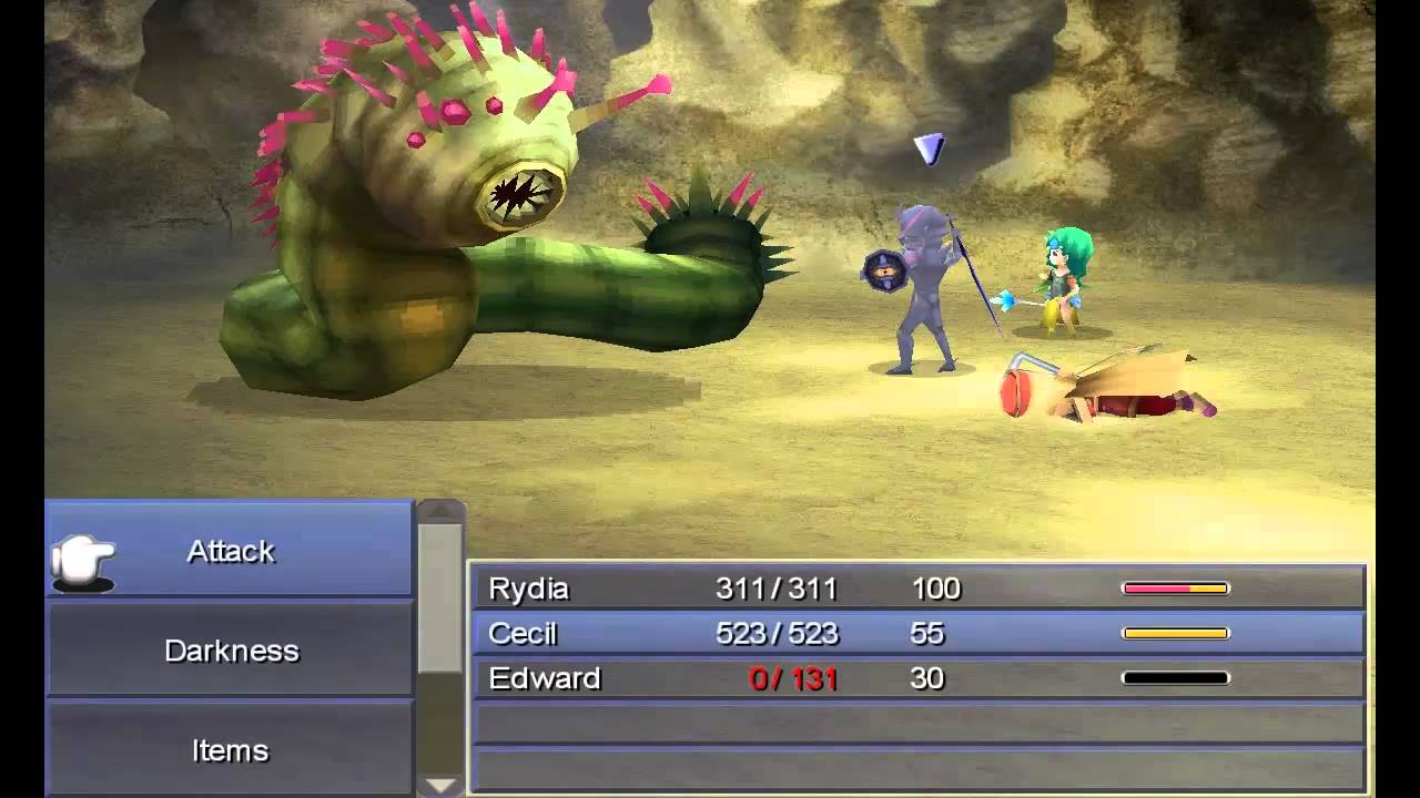 Let's Play Final Fantasy IV (Steam) #005 - Antlion Den (720p) - YouTube
