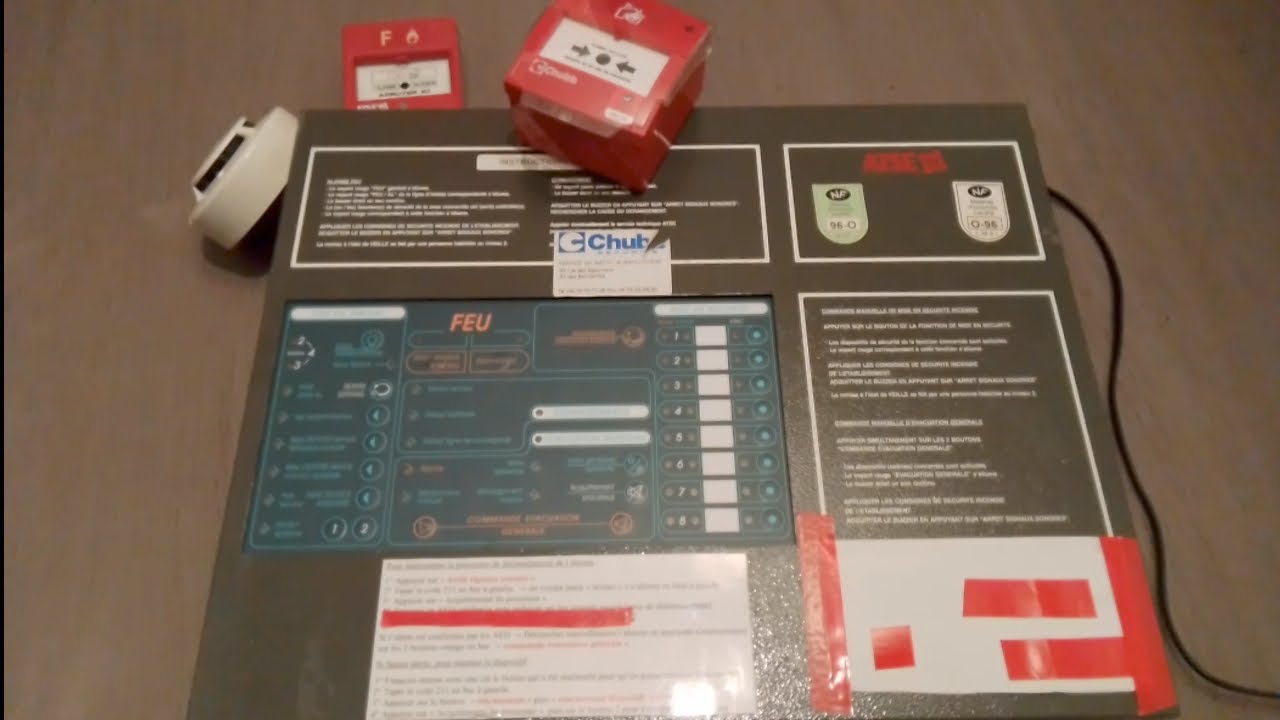 Test d'une Centrale Incendie Atse - YouTube