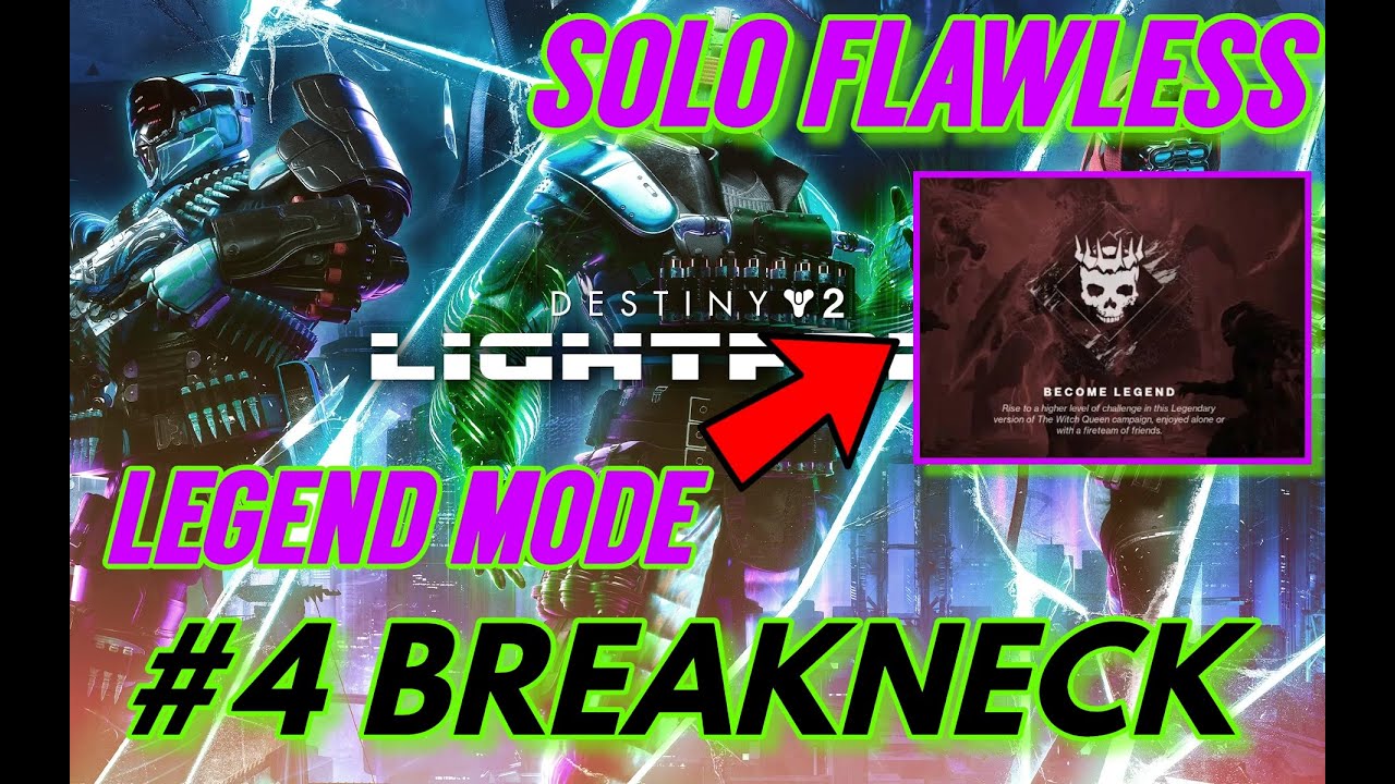 Solo Flawless LEGEND LIGHTFALL Campaign - #4 'Breakneck' Destiny 2 ...