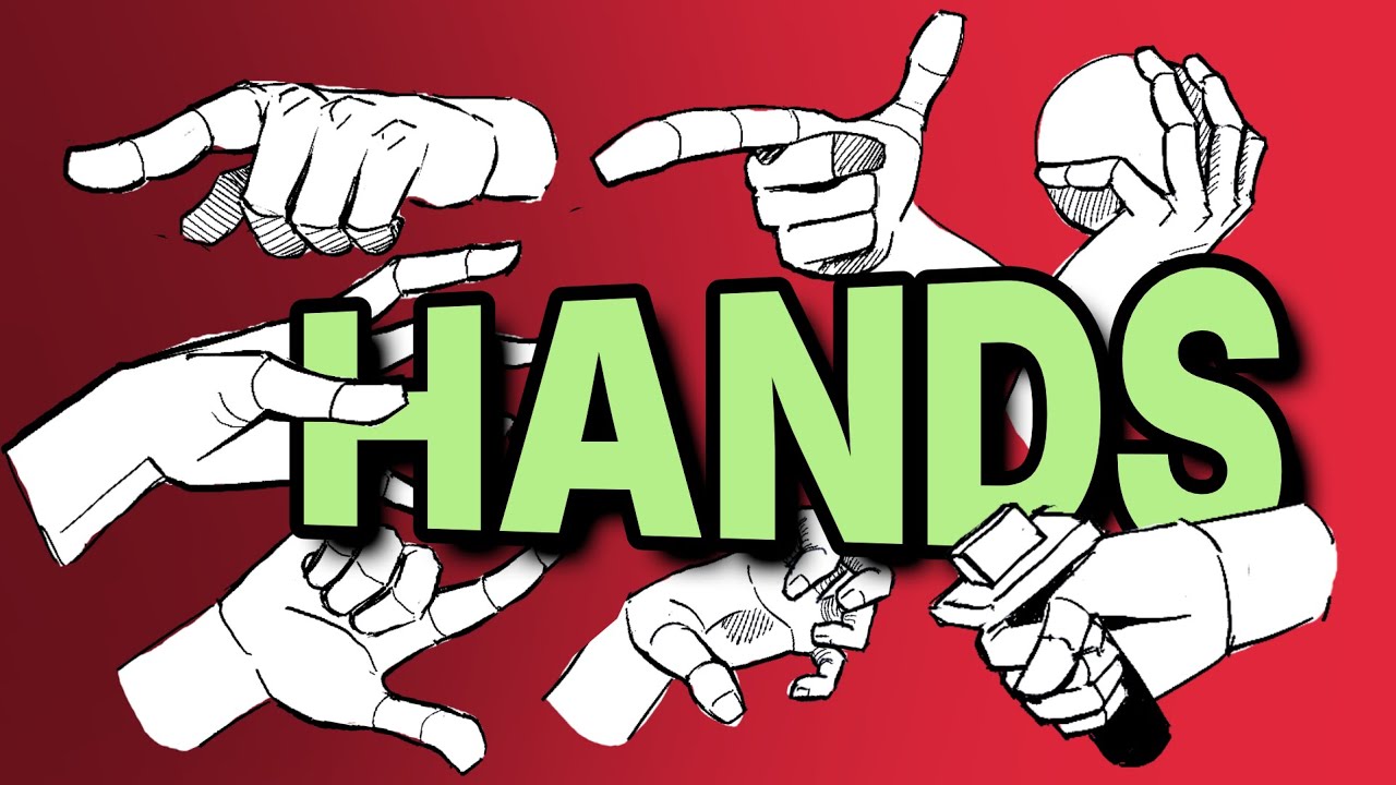 How to Draw Hands in ANY Angle - Beginner Tutorial - YouTube