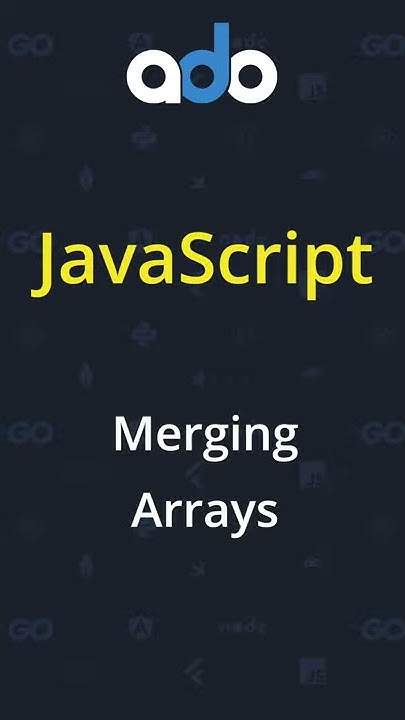 How to Merge Arrays in JavaScript in 30 seconds #shorts - YouTube