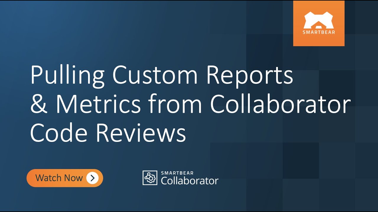 Pulling Custom Reports & Metrics from Collaborator Code Reviews - YouTube