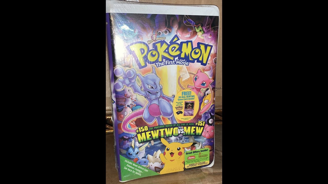 Opening To Pokémon: The First Movie (2000) VHS - Reversed! - YouTube