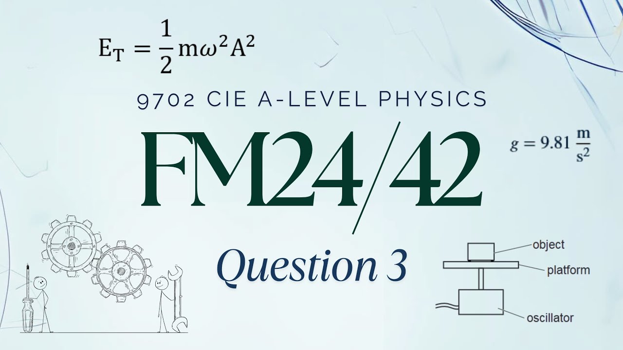 CIE A-LEVEL PHYSICS 9702/42/F/M/24 | d-22 to Physics Paper 4 [Zone 5 ...