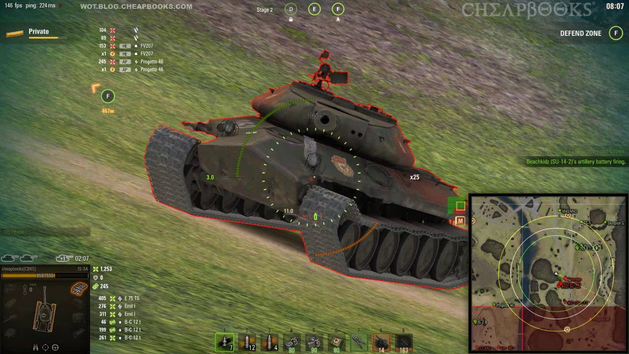 WOT Frontline Double Barreled Heavy Tanks - YouTube