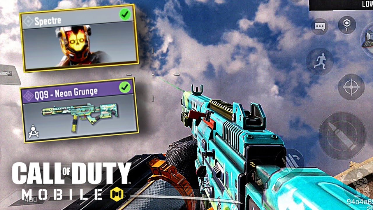 *EPIC* QQ9- NEON GRUNGE SKIN WITH SPECTRE PIXEL SPY SOLDIER GAMEPLAY IN ...