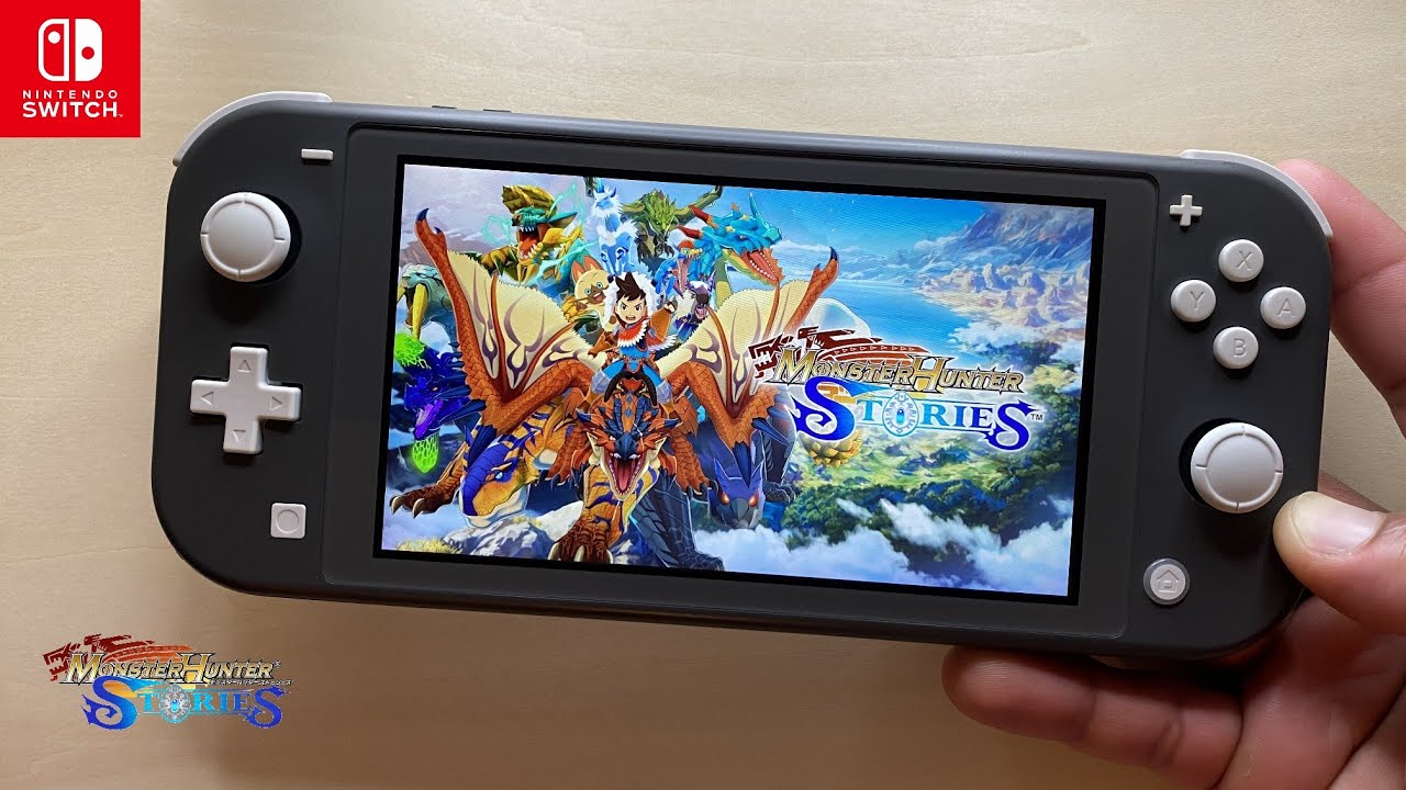 Monster Hunter Stories Nintendo Switch Lite Gameplay - YouTube