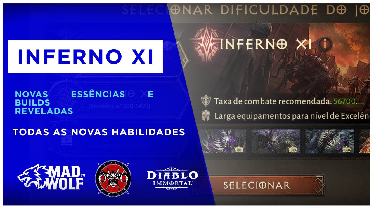 Essências Inferno XI reveladas. Grande mudança no Meta ?? - YouTube