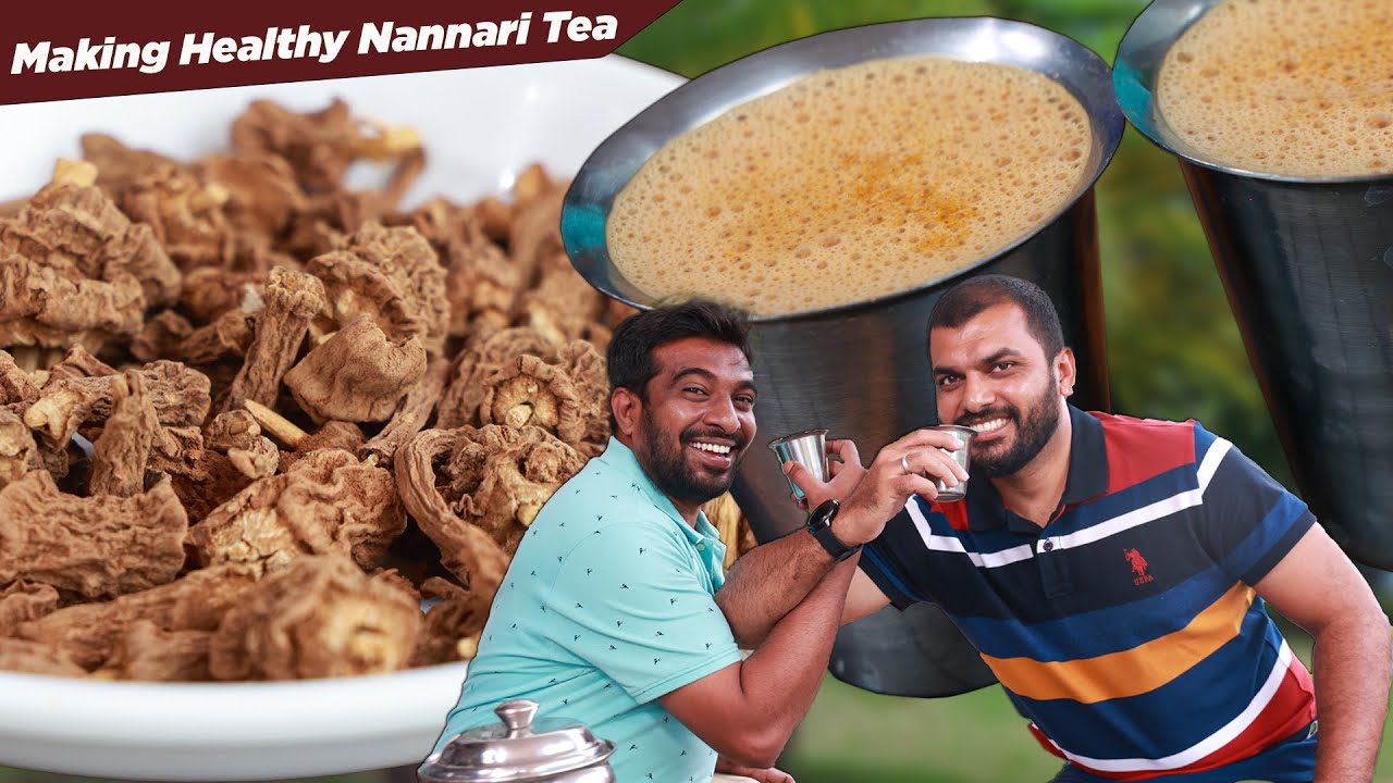 ஆரோக்யம் அதிகரிக்கும் நன்னாரி தேநீர் | Nannari Tea prepared with ...