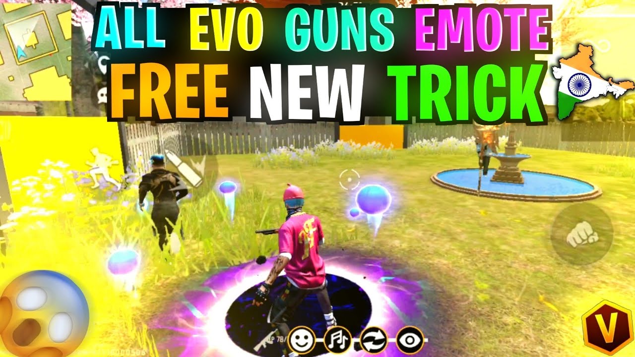 Get FREE all Evo Guns Emot 🤯 || all Evo Guns Emot craftland code - YouTube