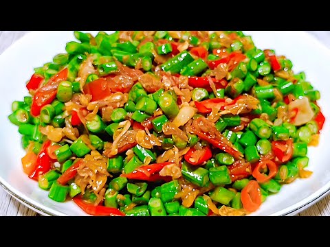 Cara Masak Kacang Panjang Yang Enak//Cara Oseng Kacang Panjang Yang Enak 