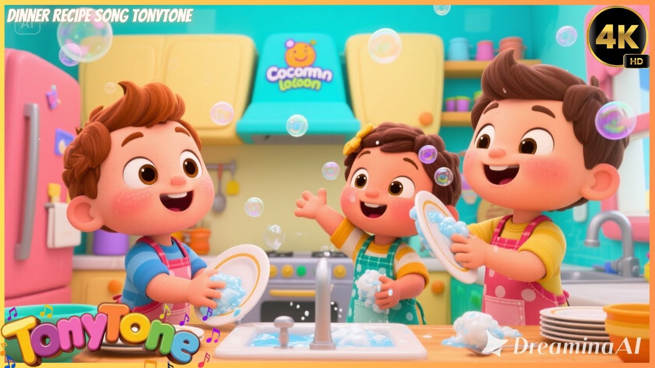 👩‍🍳New Let’s Make Dinner Song for Kids 🍛 Fun Cooking & Learning Song 🎶 ...