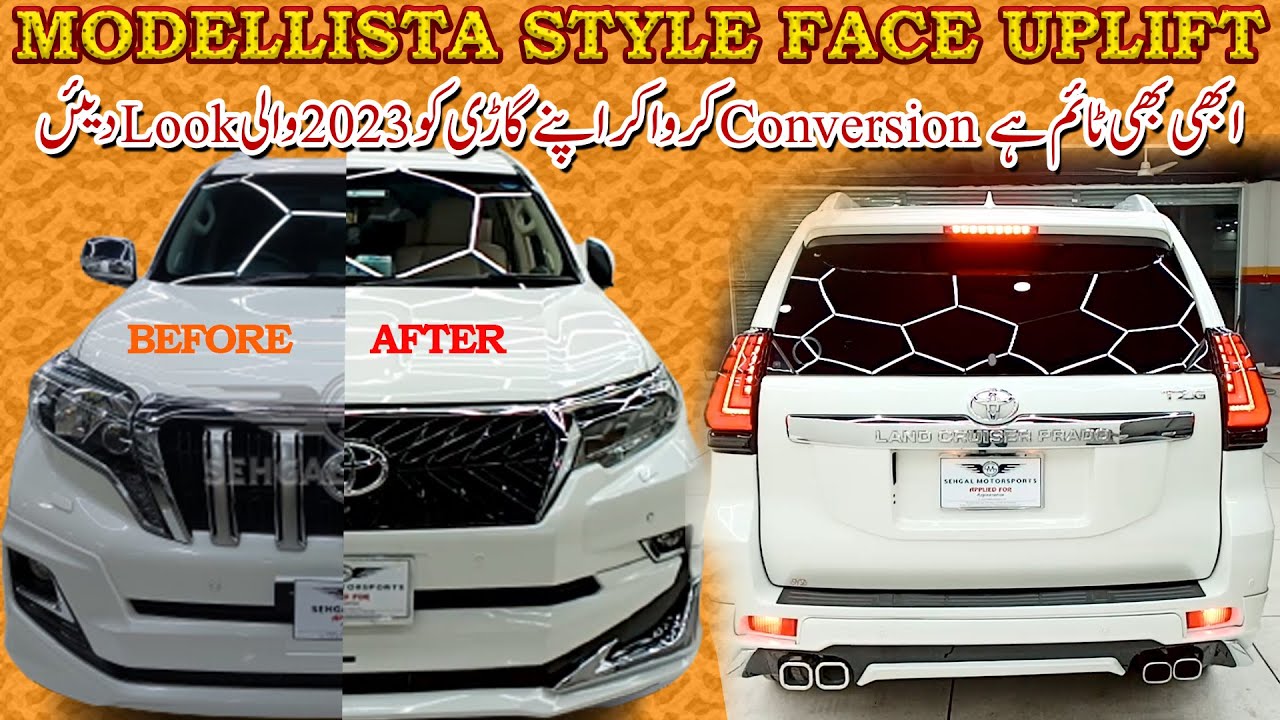 Toyota Prado Fj150 2012 Face Uplift Into 2023 Modellista Conversion ...