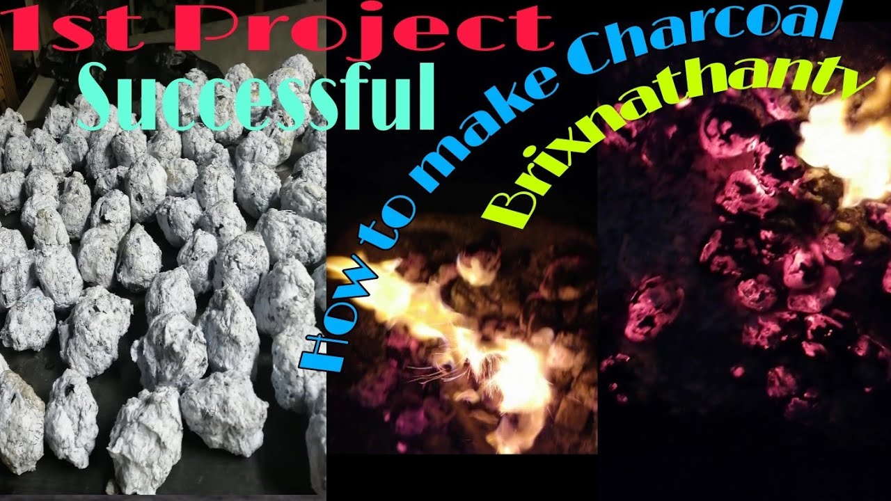 How to make Charcoal from scratch paper brixnathantv - YouTube