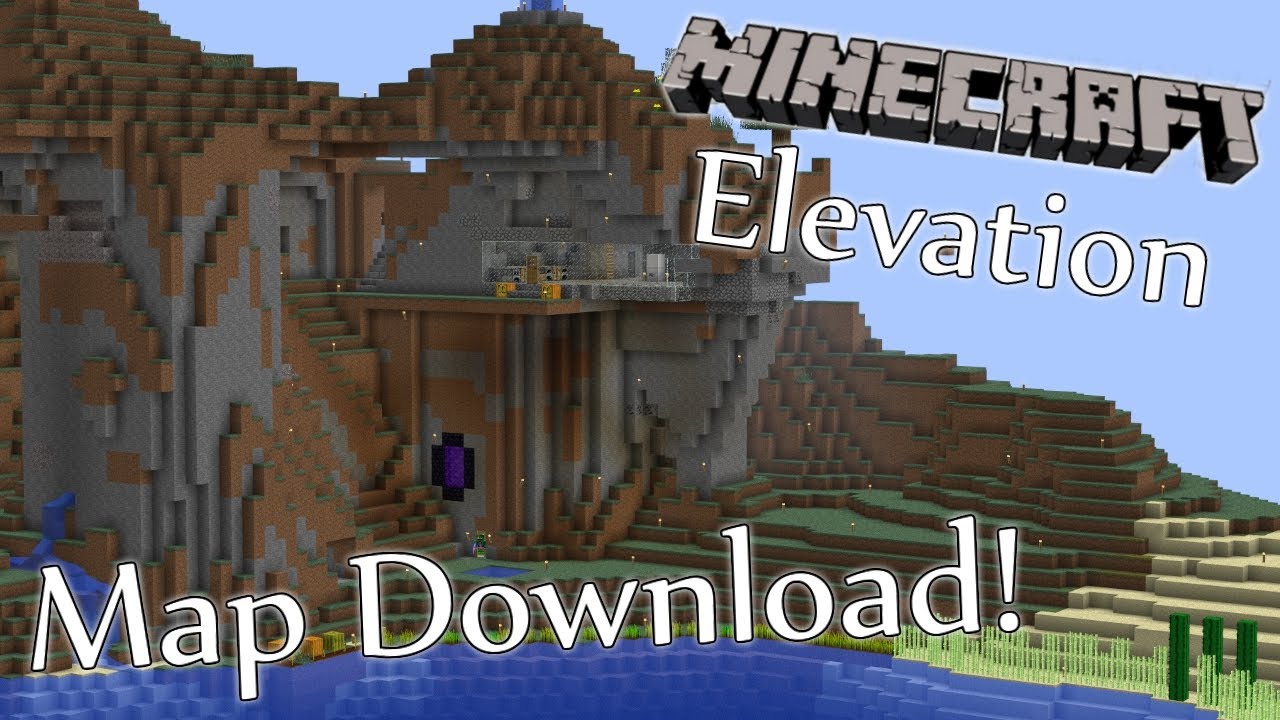 Minecraft Elevation Survival - Map Download - YouTube