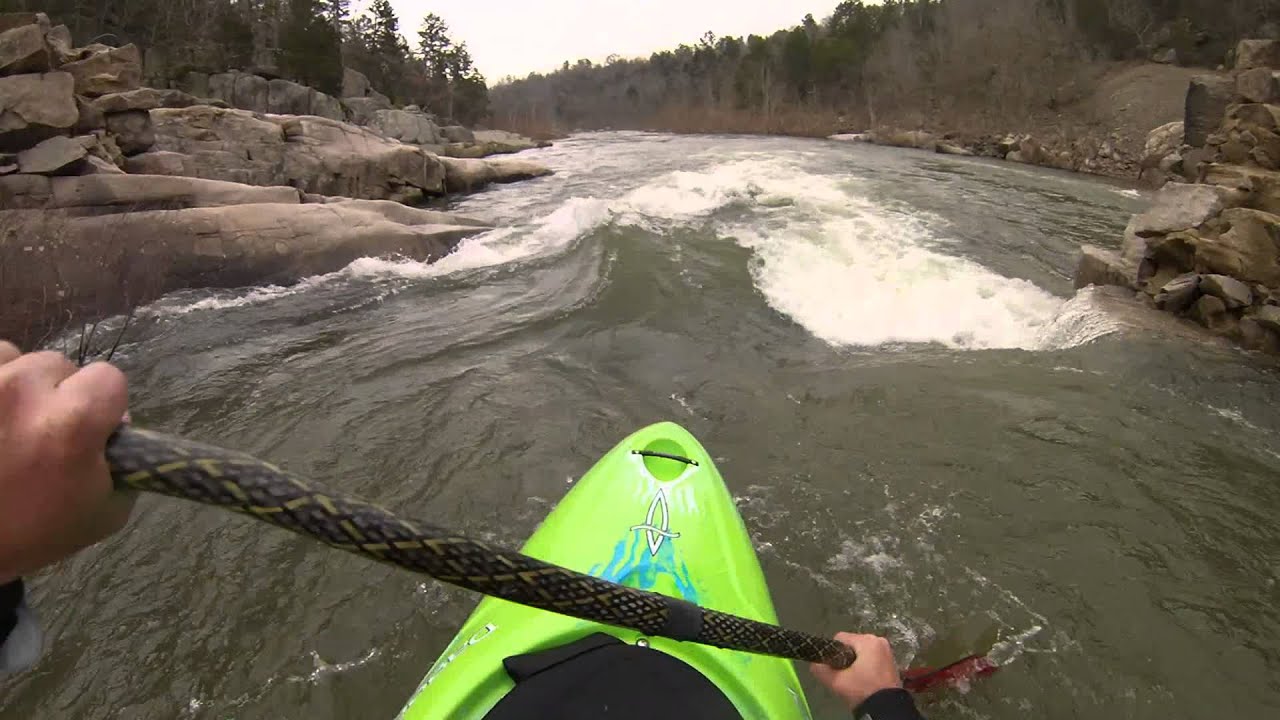 St. Francis River, Missouri Dam Breach 3-30-13 @ 4.5 ft - YouTube
