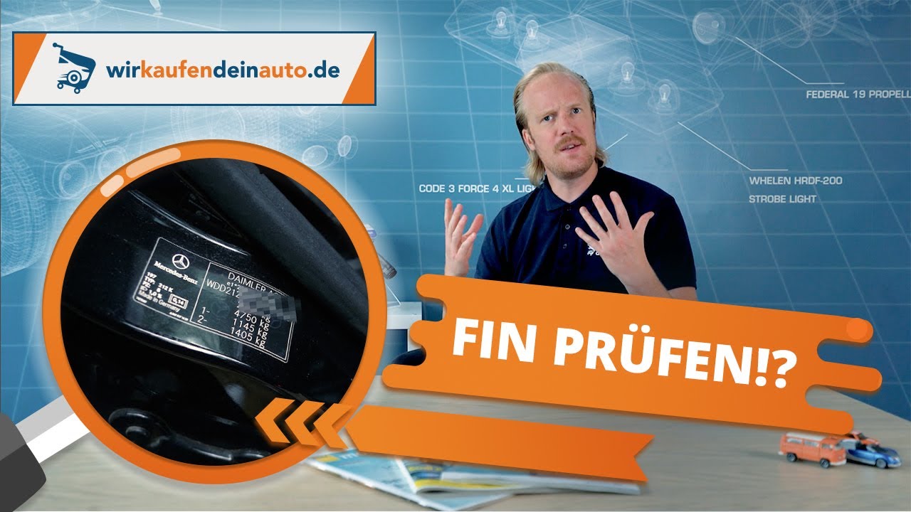 Fahrzeug-Identifizierungsnummer (FIN) prüfen | Ratgeber - YouTube