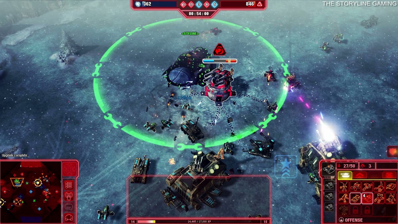 Command & Conquer 4: Tiberian Twilight - 5v5 Skirmish BRUTAL "Offense ...