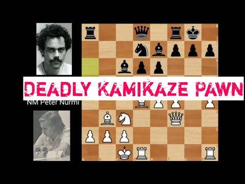 Deadly Kamikaze Pawn #1 - Sicilian Sozin, P. Nurmi vs B. Amos, Chess ...