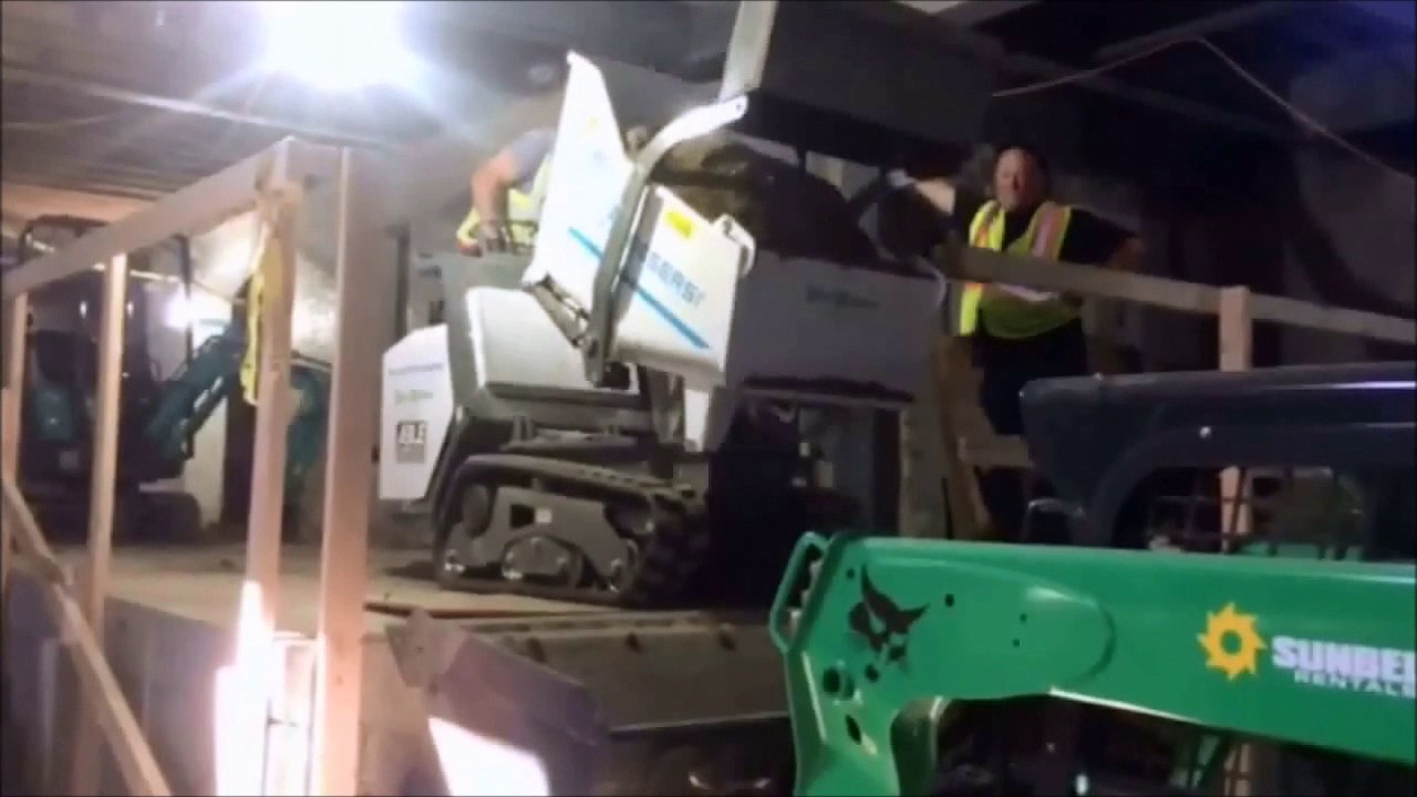 Full electric track buggy TCH-R800FED - M&S Track buggy - YouTube